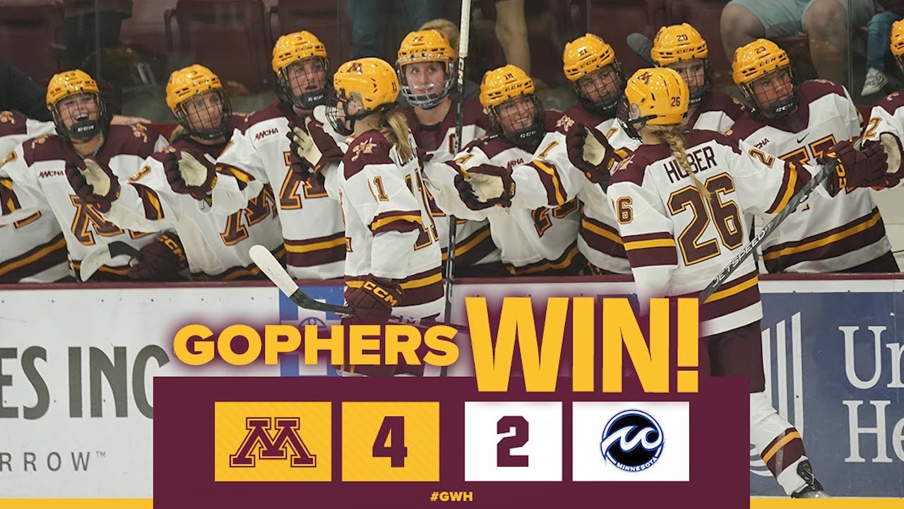 Highlights: Gopher Women's Hockey Defeats Whitecaps, 4-2, in Exhibition ...