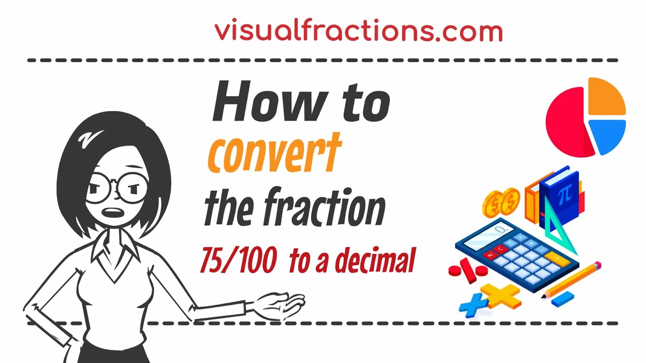 Converting 75/100 to a Decimal: A Step-by-Step Tutorial #decimal # ...