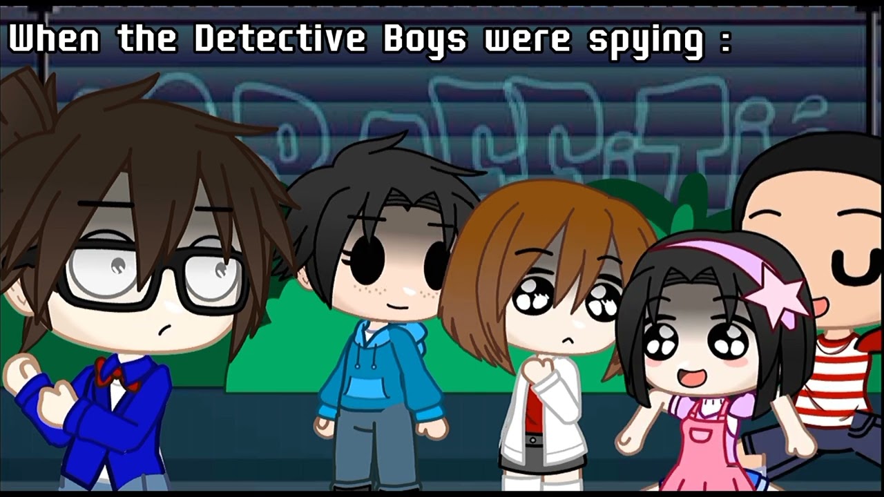 When the Detective Boys were spying 👀|| Nananana meme|| Detective Conan ...