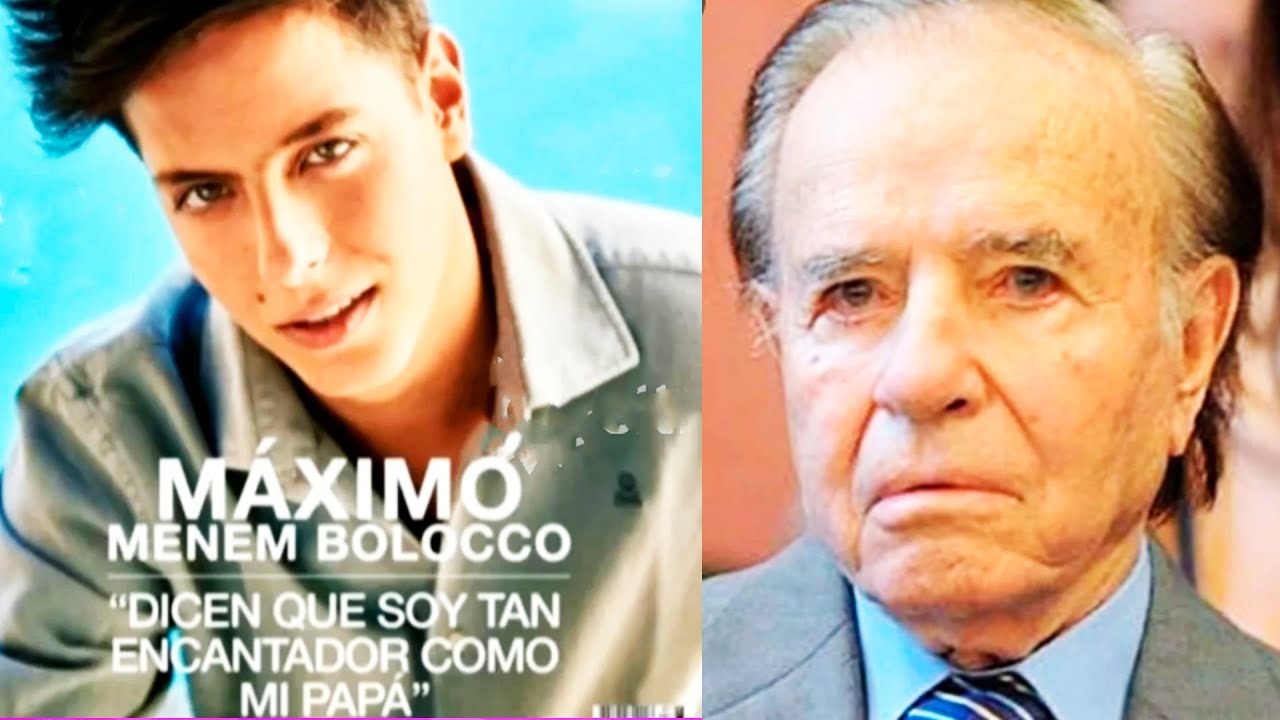 Sorprendió la imagen de Máximo Menem y reveló cómo fue la misteriosa y ...