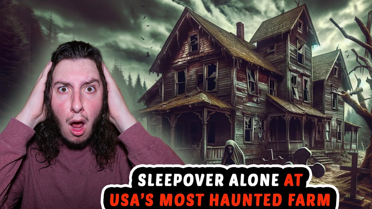 ALONE: My Horrifying SLEEPOVER at CJ Faison's Haunted Farm - YouTube