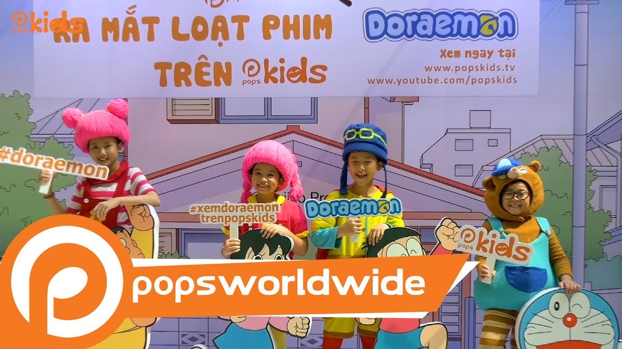 Sự Kiện Ra Mắt Loạt Phim Doraemon Trên POPS Kids - YouTube