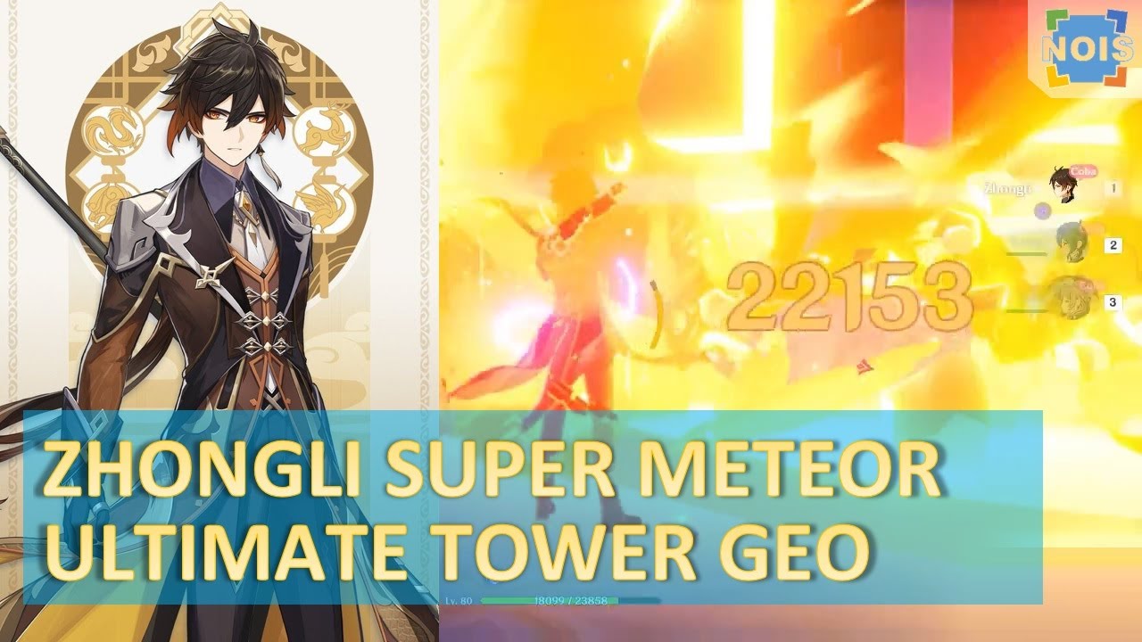 Zhongli Super Meteor Ultimate | Test Run - Genshin Impact Indonesia ...