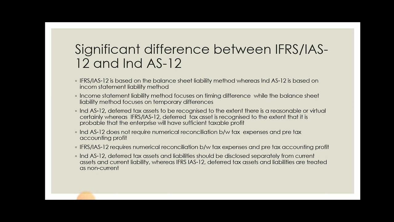 4th module significant difference between IFRS/IAS 11 and Ind AS-11 to ...