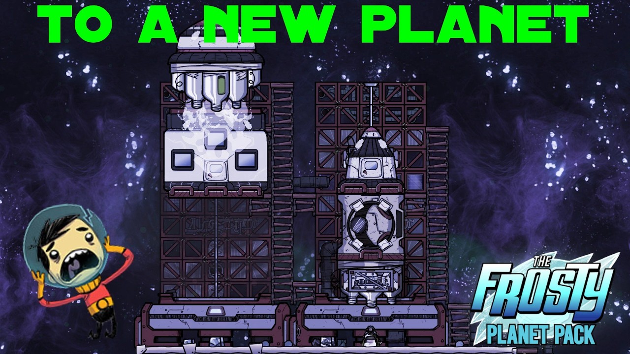 Blasting off to the space swamp || Oxygen not Included Frosty Planet ...