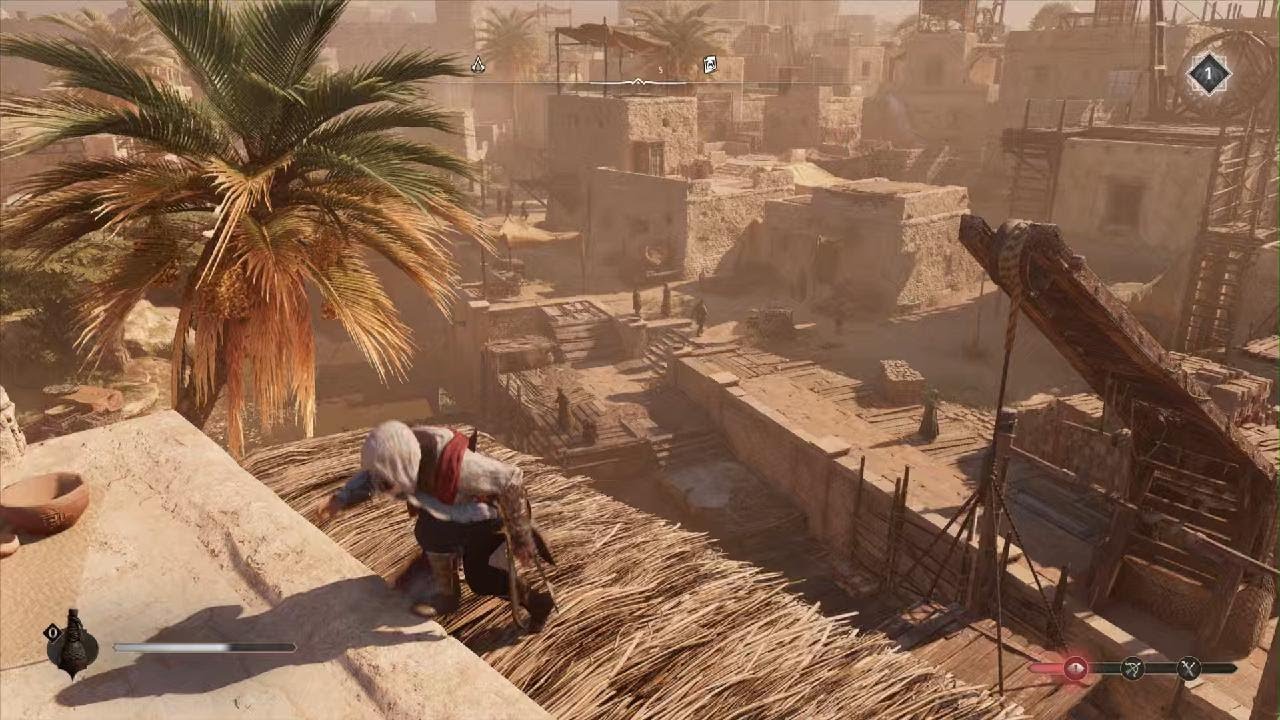 Assassin's Creed Mirage funny fall - YouTube