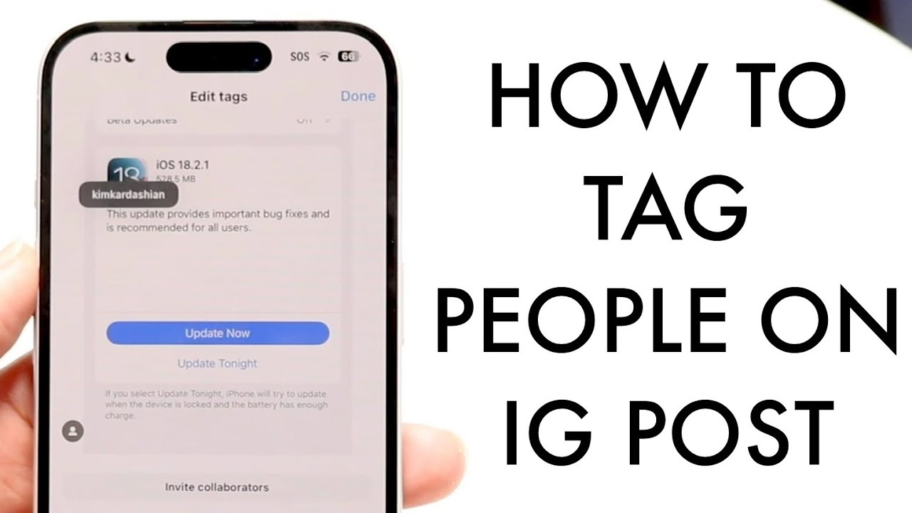 How To Tag Someone On Instagram Post! (2025) - YouTube