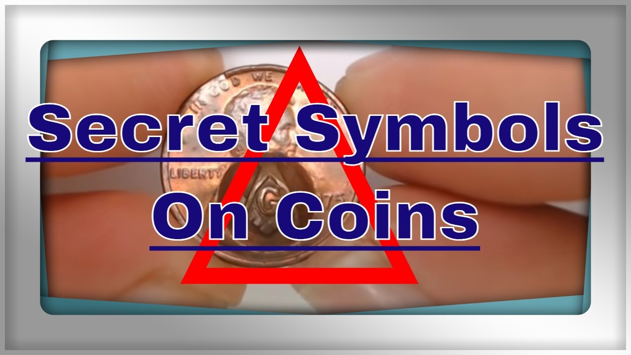 Coins With Secret Symbols - Shapes - Stamped - Counter Stamp - Masonic ...