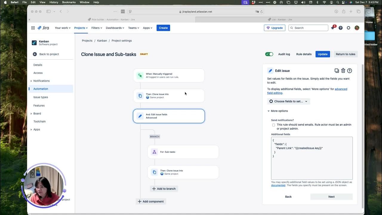 Using Jira Automation for Cloning Tasks and Subtasks - YouTube