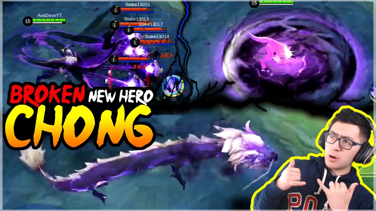 New Hero Chong can Fly, Hook 5 People, Knock Up | Mobile Legends - YouTube