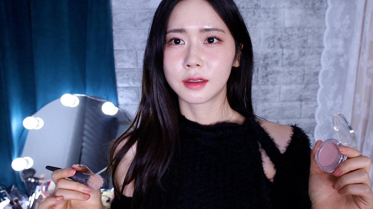ASMR.sub 아이돌 메이크업샵 | 귀여움을 담당하는 막내 멤버 메이크업 | K-POP Idol Make up Role ...