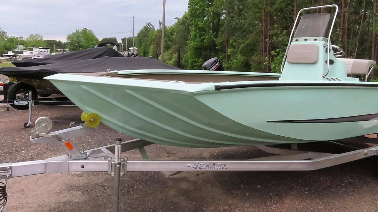 2020 SeaArk 210 Bayrunner on a Tandem Trailer - YouTube