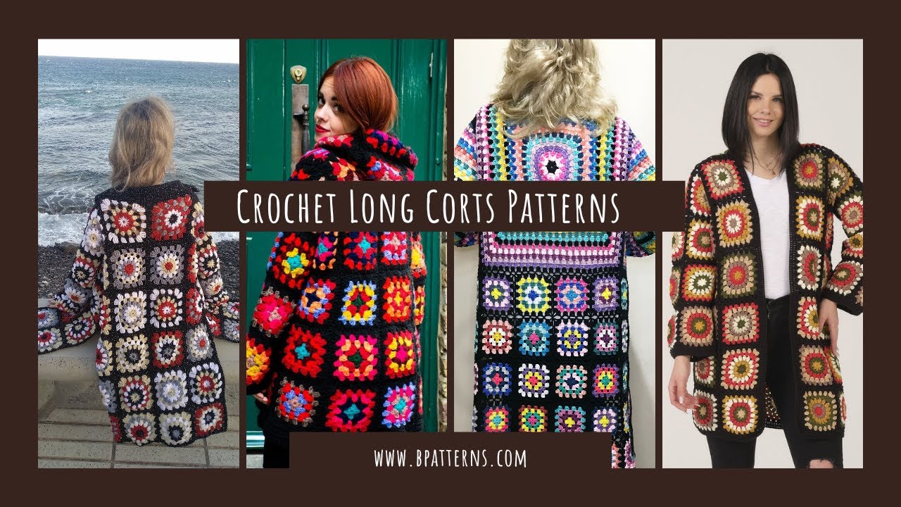 Amazing Crochet Long Coats Patterns 2022 Crochet Pattern - YouTube