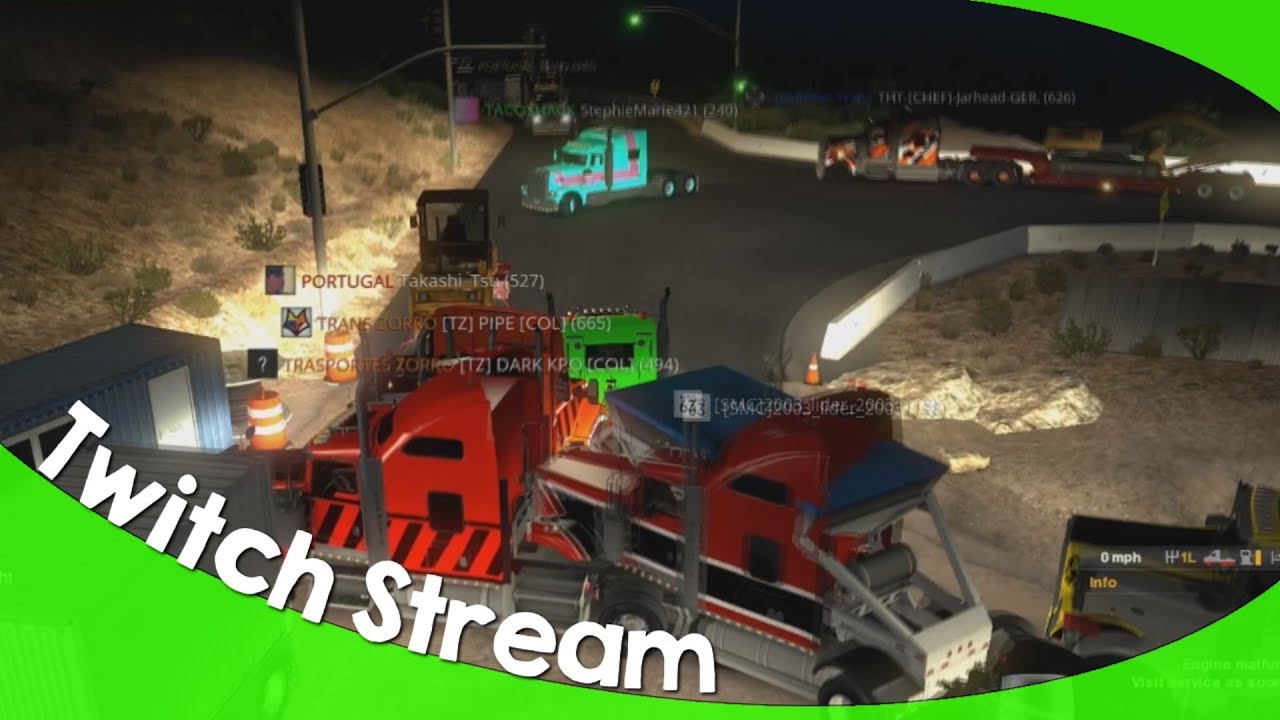Twitch Livestream: American Truck Simulator Multiplayer 06/30/2018 ...