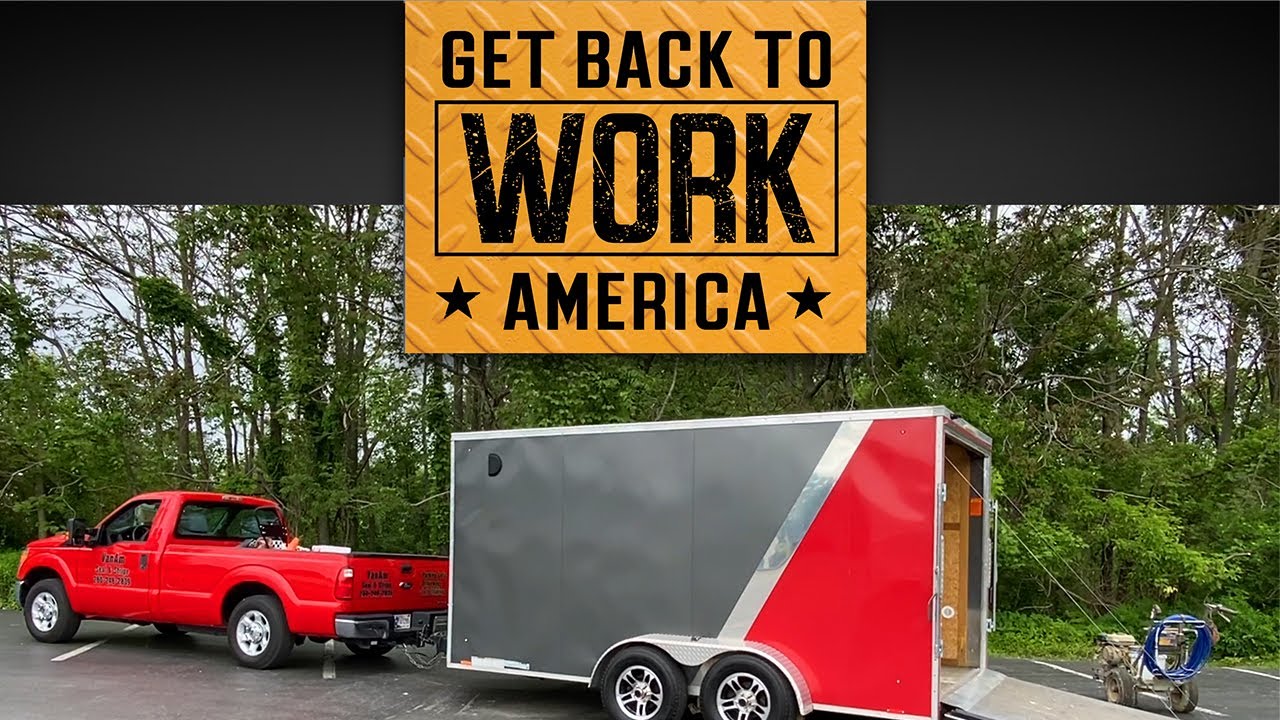 Paint Striping - Get Back to Work - LOOK Trailers - YouTube