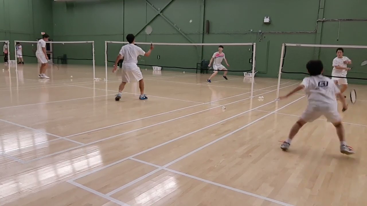 Charlton VS Justin Singles 2 Game. Junior A Badminton Tournement BS U17 ...