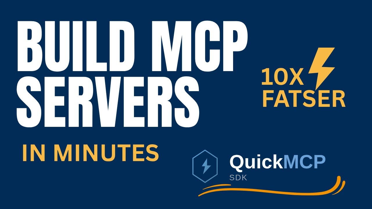 Build MCP Servers in Minutes — QuickMCP TypeScript SDK (10x Faster ...