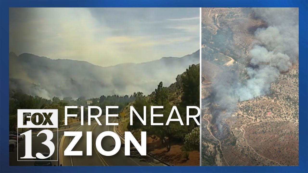 Evacuation orders lifted after wildfire breaks out near Zion National ...