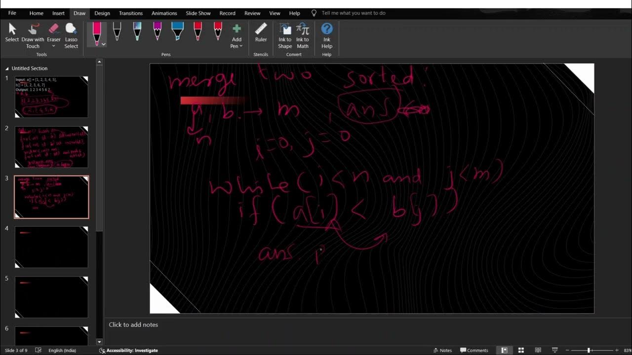 10 NOVEMBER 2024 Union of Two Sorted Arrays with Distinct Elements ...