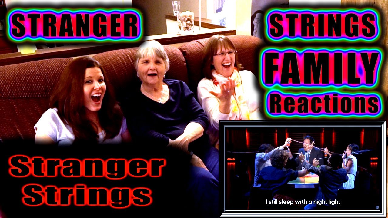 Stranger Strings | FAMILY Reactions | Jimmy Fallon | STRANGER THINGS - YouTube
