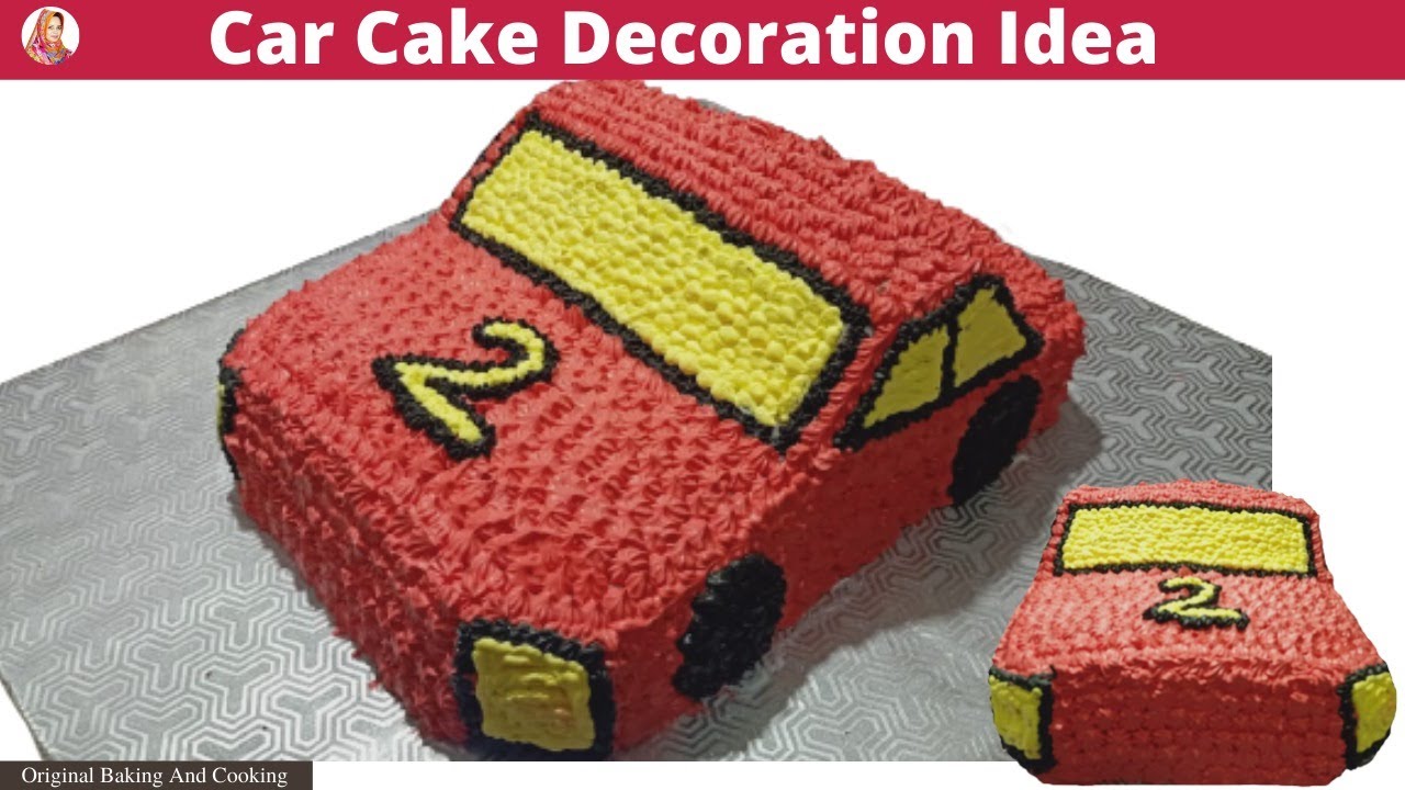 How to make a Car Character Cake at home Recipe by||Orignal Baking and ...