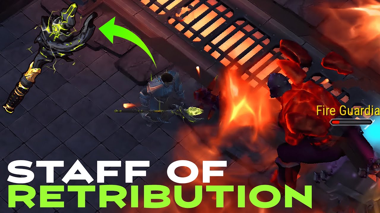 Staff Of Retribution Vs Fire Guardian In Frostborn - YouTube