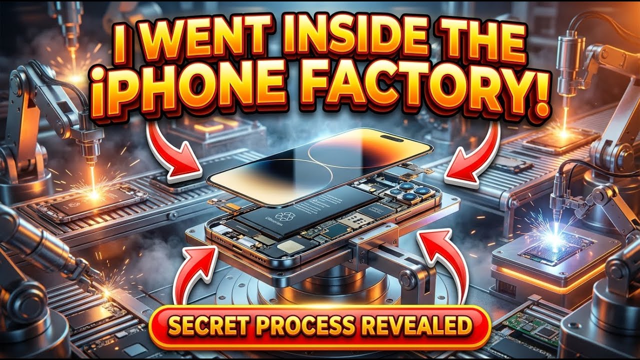Inside the iPhone Factory The Entire Secret Process Revealed - YouTube