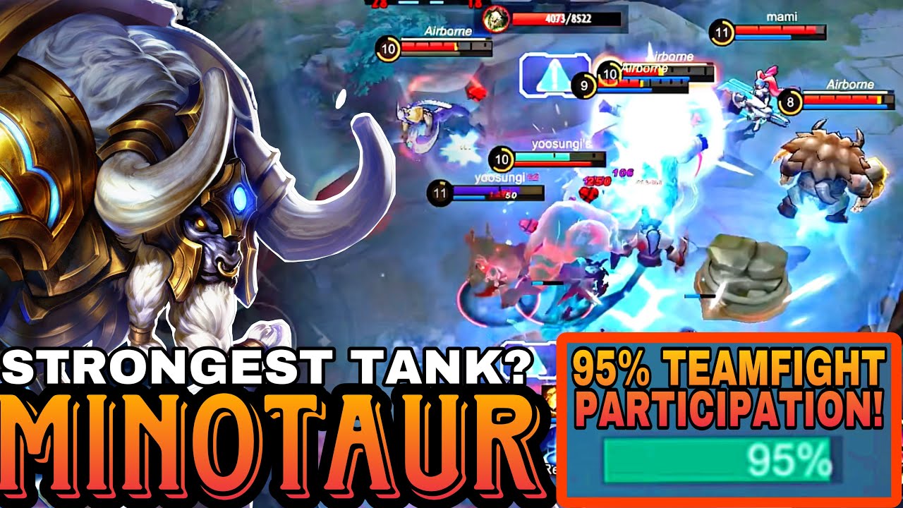 THIS IS WHY THIS HERO IS ONE OF THE STRONGEST TANK 💪 Minotaur Best ...