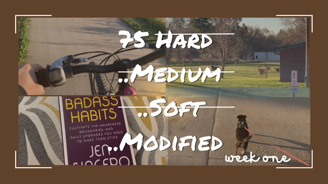 I am trying the 75 Hard/ Modified Challenge. Week 1. - YouTube