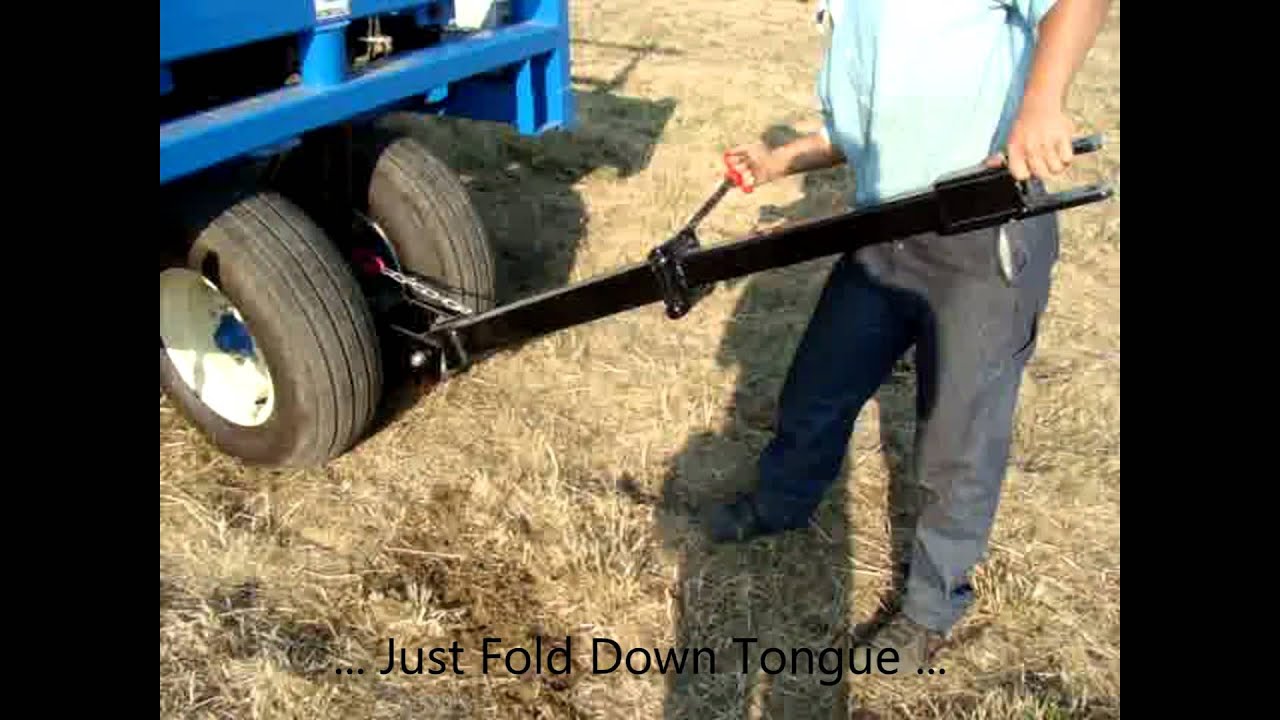 KEMCO Inline Bale Wrapper - YouTube