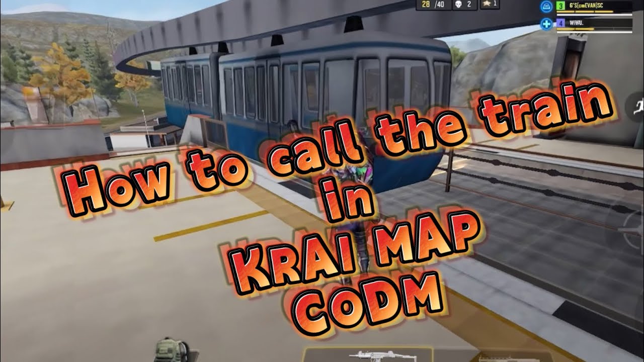HOW TO CALL THE TRAIN IN KRAI CODM - YouTube