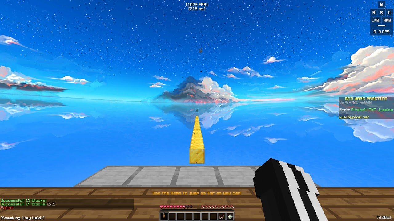 fireball jump practice (hypixel) - YouTube