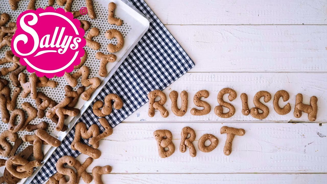Russisch Brot / Süße Knabberei / Schokoladenkekse / Sallys Welt - YouTube