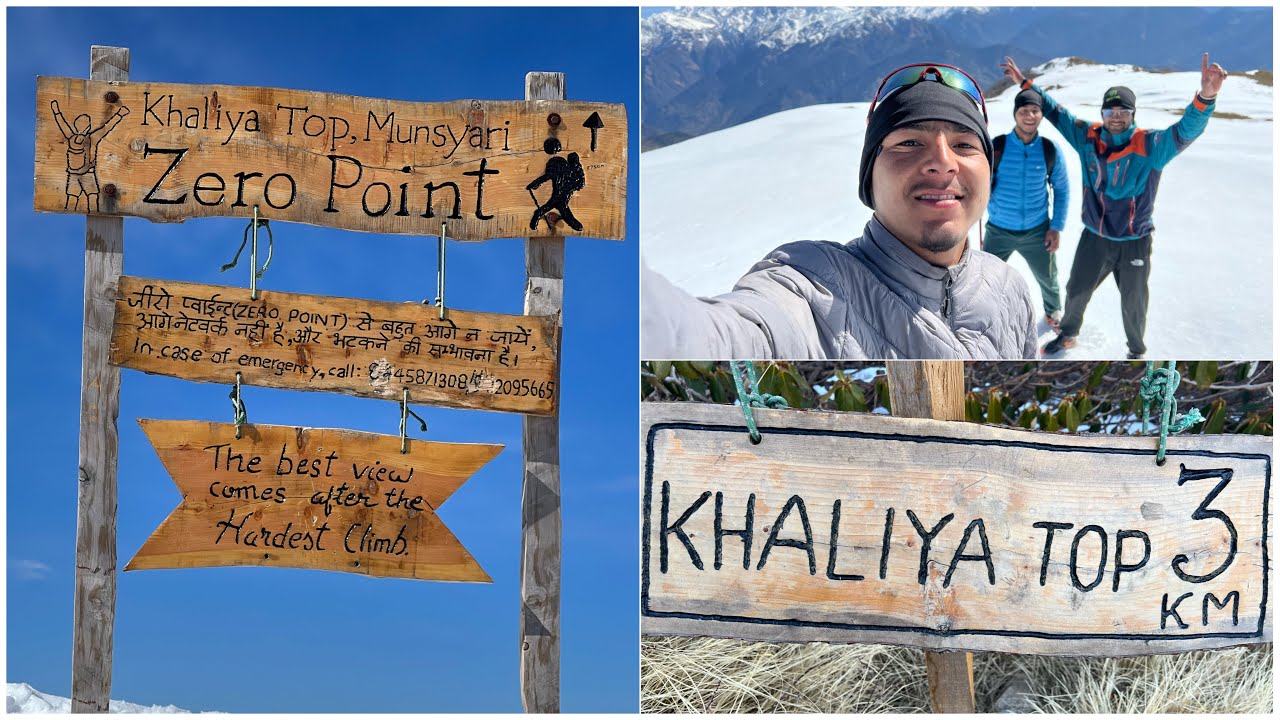 Khaliya top 🏔️ half journey unbelievable seens 😝 great experience 😳 ...