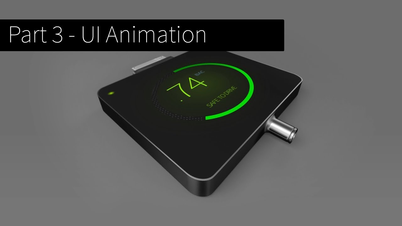 Part 3 - iPhone Breathalyzer - UI Animation in After Effects - YouTube