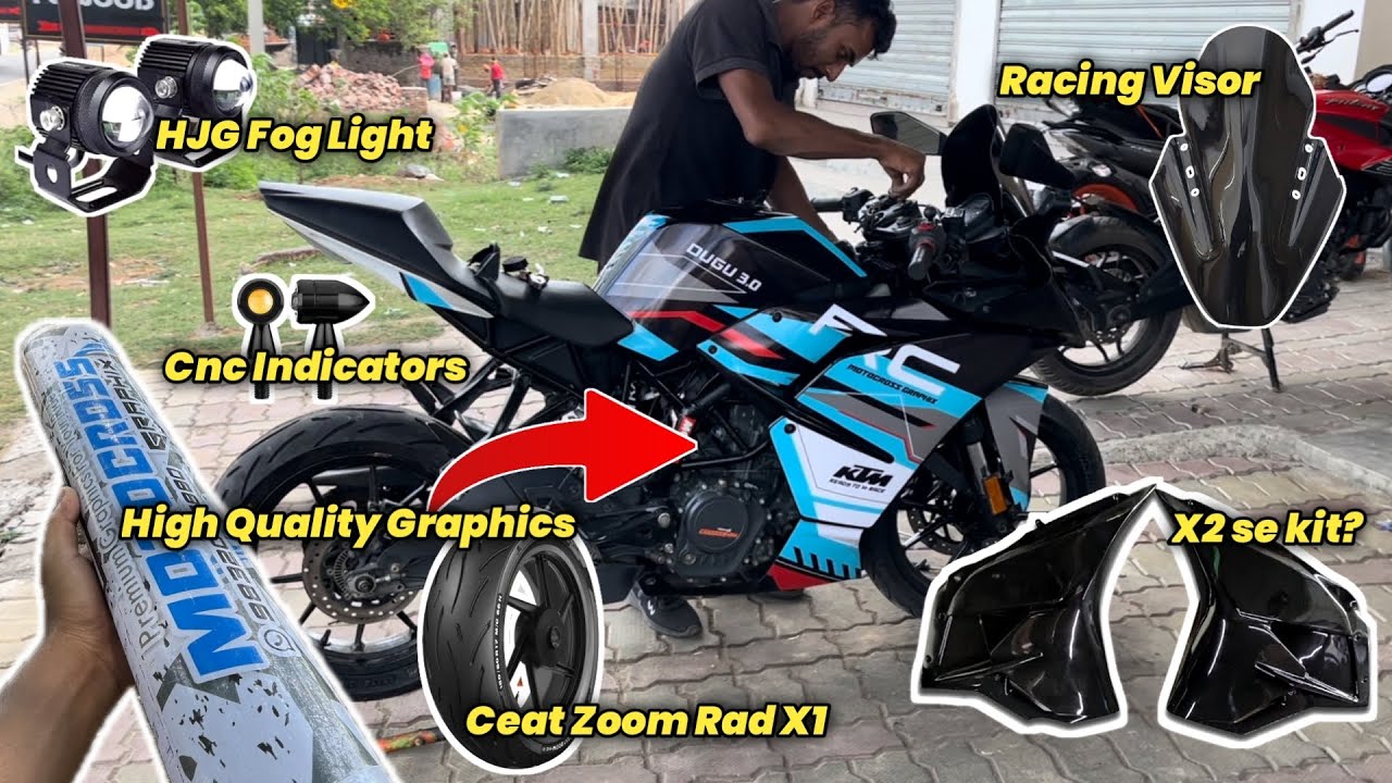 KTM RC 125 Modified into RC 390 | DUGU 3.0 | GoPro wala Rider - YouTube