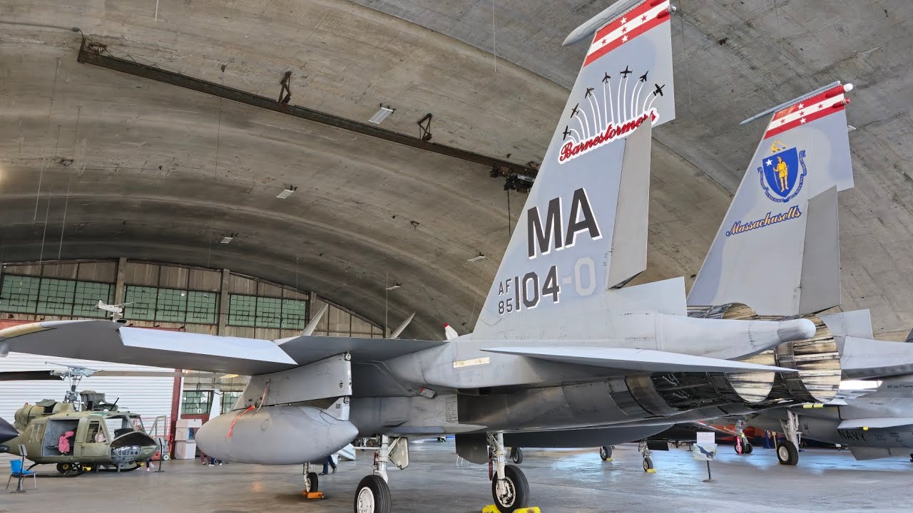 F-15C Eagle 85-0104 104th Fighter Wing Walk Around - YouTube