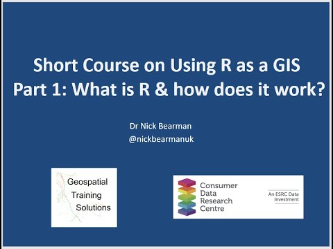 Advanced GIS Methods Training: Short Course on Using R as a GIS: Part 1 ...
