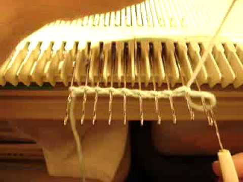 Basic Latch On for Knitting Machines - YouTube