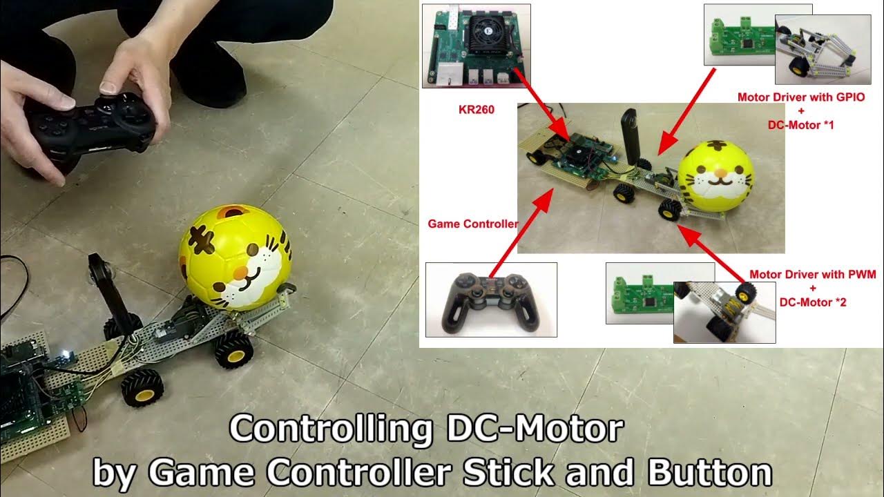 Ball-catching operation with the KR260 robot car - YouTube
