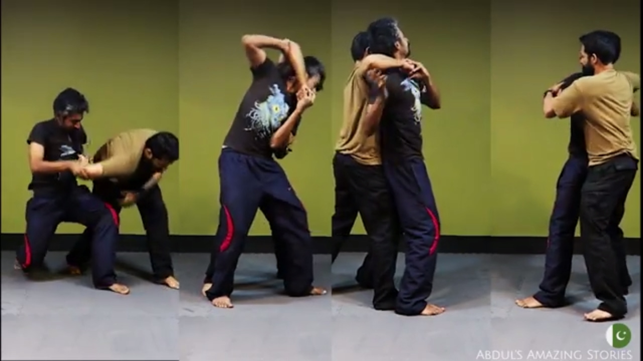 Unarmed self defense against knife attack - YouTube