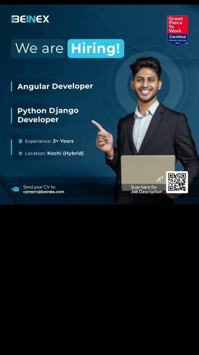 🚀 BEINEX is Hiring | Angular & Python Django Developers | Hybrid Jobs in Kochi! #job #shorts # ...
