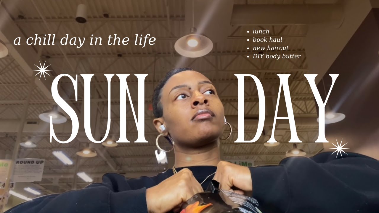 a chill day out to lunch | visiting a used book store | I cut my hair ...