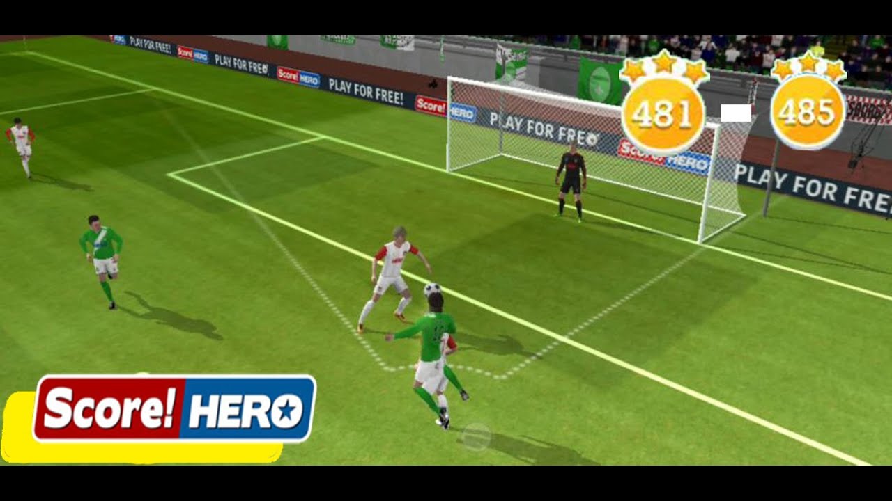 Score! Hero - Level 481 - 485 - Complete 3 Stars Walkthrough - YouTube