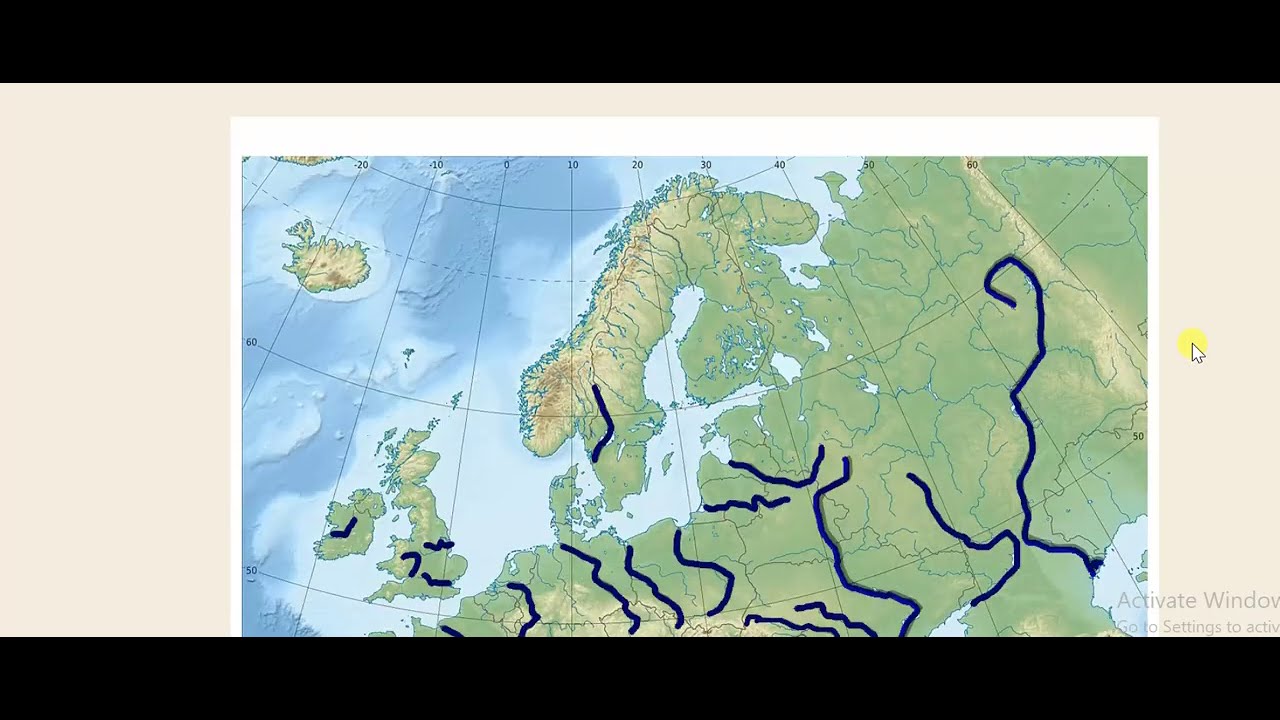 Raurile Europei joc geografie - YouTube