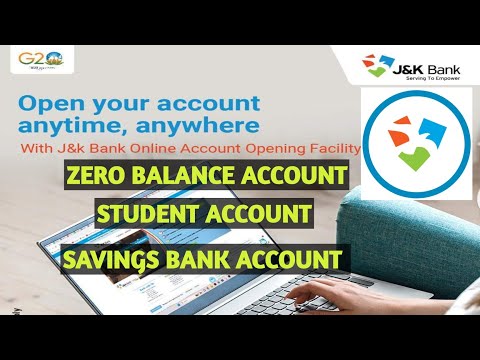 jk bank zero balance account opening online | jkbank account opening online | jkbank online account
