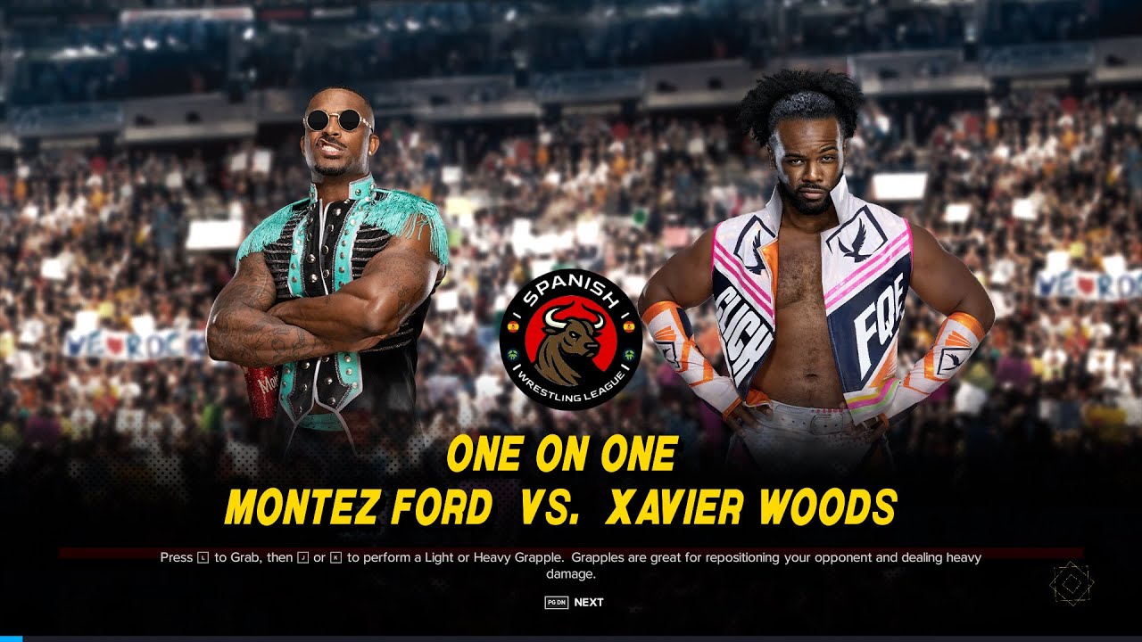 [ bullfight spring 2 round ] - montez ford vs xavier woods - YouTube