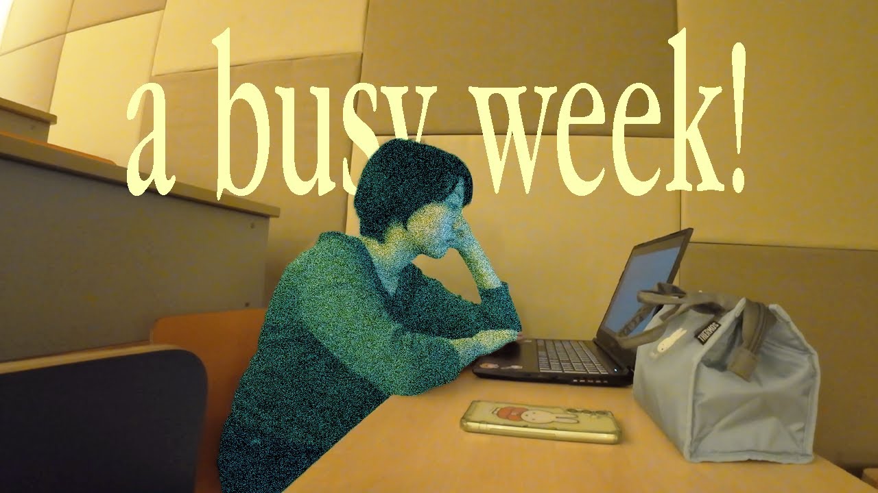 uni vlog 📹: a busy week, design student, making bento & taking the ...