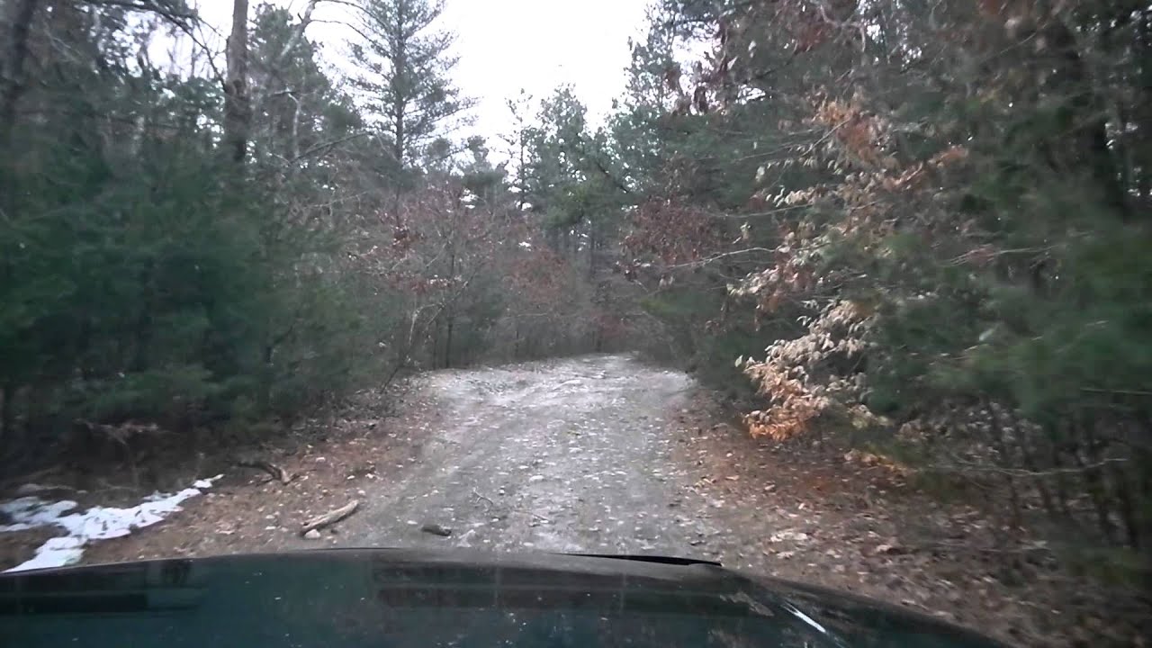 Lower half of Copicut Road in the State Forest (North to South) - YouTube