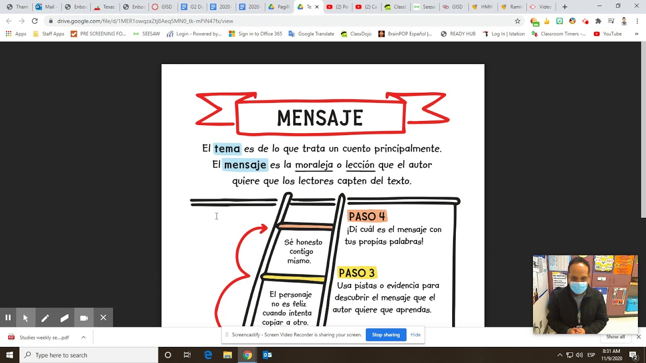 Identificar el Tema y el Mensaje en un cuento. - YouTube